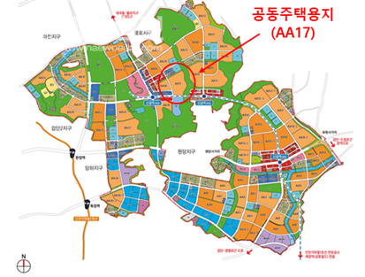 iH, 검단신도시 AA17BL, 검암역세권 B-2BL 공동주택용지 공급